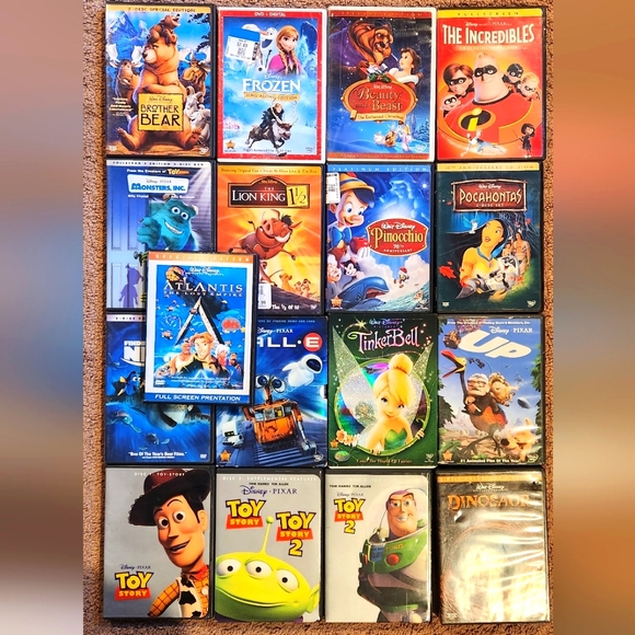 Media | Disney Bundle 17 Dvds Kids Children | Poshmark